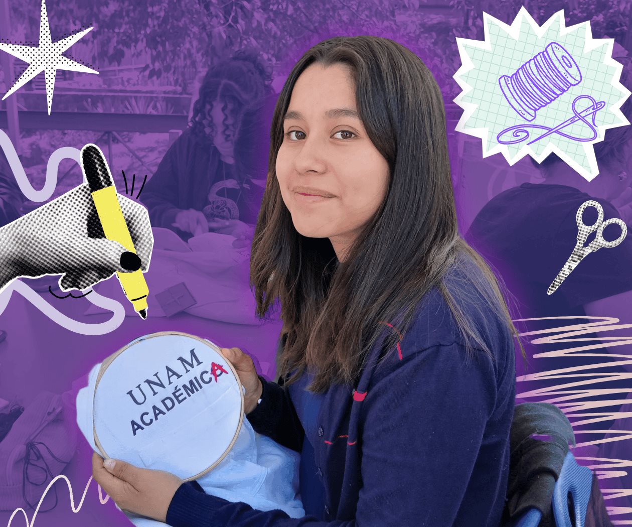 Mujeres científicas de la UNAM bordan sus batas en CU - La Cadera De Eva